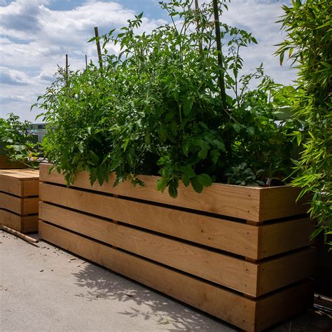 Jardini Res En Bois Pour Vos Terrasses Et Balcons