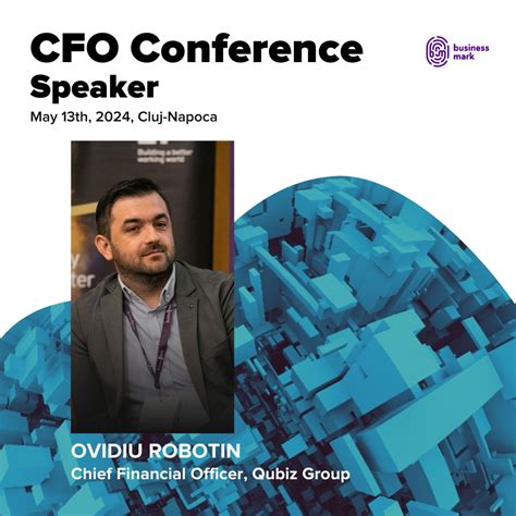 Qubiz On Linkedin 📢 Qubiz Cfo Ovidiu Will Be A Speaker At The Cfo