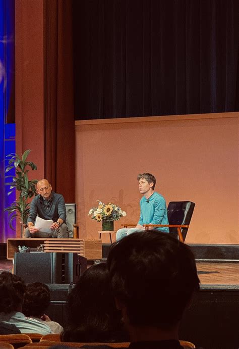 Fireside Chat With Sam Altman Ceo Of Openai At The University Of Michigan Ammaar Saadat