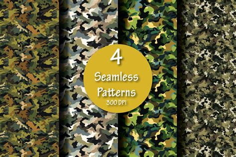 Seamless Camo Pattern Graphic By Lauras Imperfections · Creative Fabrica