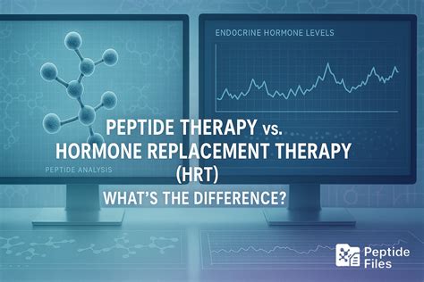 Peptide Therapy Vs Hrt Key Differences Benefits And Risks Explained