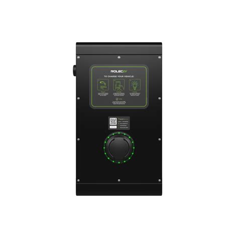 Rolec Securicharge Rolec0111b 74kw Single Type 2 Socket Smart Ev Charger Black Alert Electrical