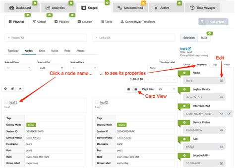 Edit Device Properties Datacenter Apstra 5 1 Juniper Networks