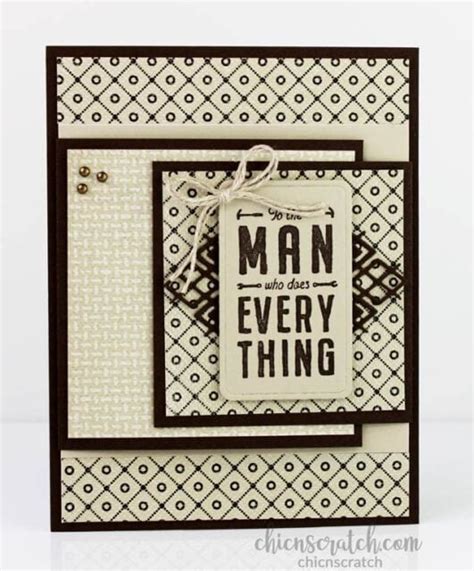 Masculine Double Flap Fun Fold Card