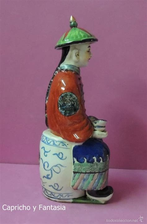 Figura De Emperador Chino Nº 1650 Comprar Arte Étnico Antiguo Asia En