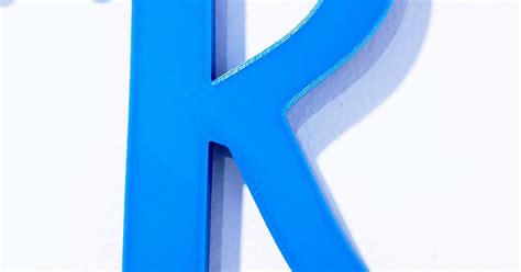 Capital Letter R By Bp3d Prints Download Free Stl Model