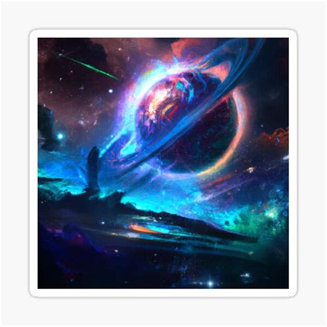 Galactic Sunrise The Milky Way Infinite Universe Sticker For Sale