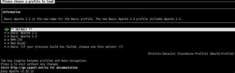 How To Upgrade Apache With Easyapache Inmotion Hosting
