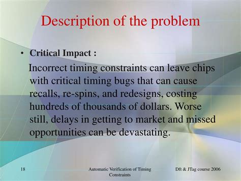 ppt automatic verification of timing constraints powerpoint