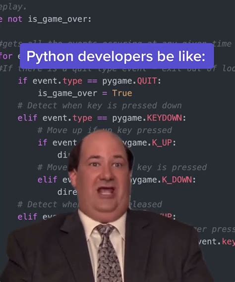 Python Devs Python Shorts Programingmemes Developer Meme Foryou