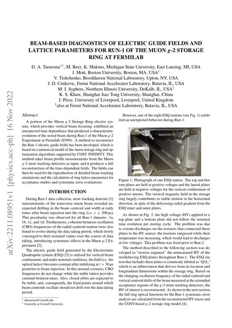 pdf beam based diagnostics of electric guide fields and lattice