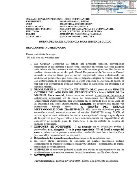 Dorotea Exp 00435 2023 1 1014 Jr Pe 01 Resolución 11847 2024