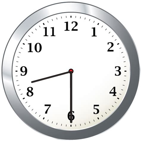 Math Clip Art Clock Art Clock Face Showing 830 Media4math