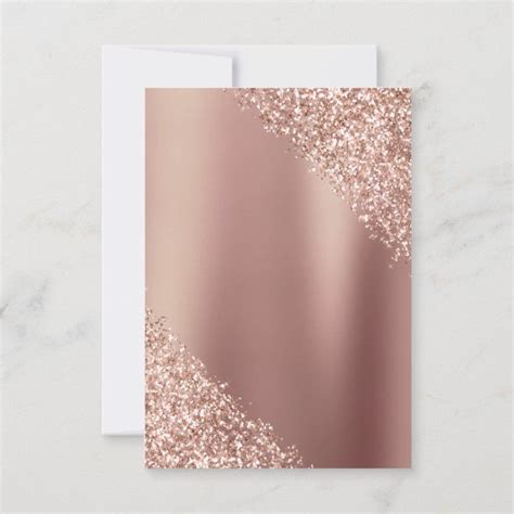 Faux Rose Gold Glitter Foil Monogram 21st Birthday Invitation Artofit