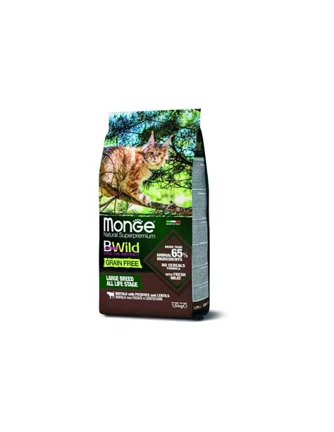 GF BWILD CAT LARGE BREEDS BAWÓŁ 1 5kg MONGE SHOP MONGE