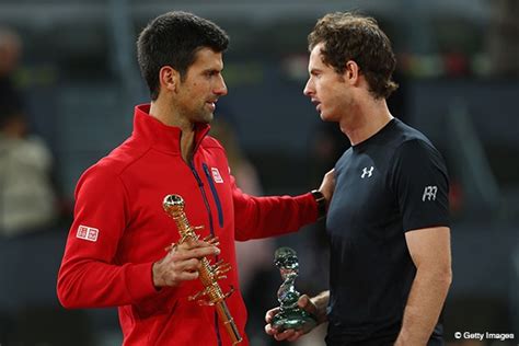 初対戦から10年後、32回目の対戦はジョコビッチがマレーを制す ムトゥア マドリッド・オープン デイリーニュースオンライン