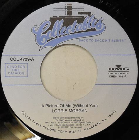 Lorrie Morgan A Picture Of Me Without You We Both Walk Vinyl Discogs