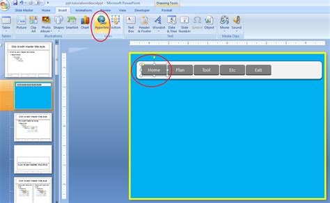 tutorial microsoft word excel powerpoint membuat hyperlink di slide