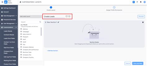 Assign Layout As Per User Profile