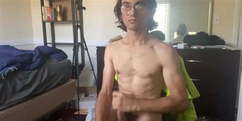 Guy With Cerebral Palsy Trying To Jerk Off To Porn