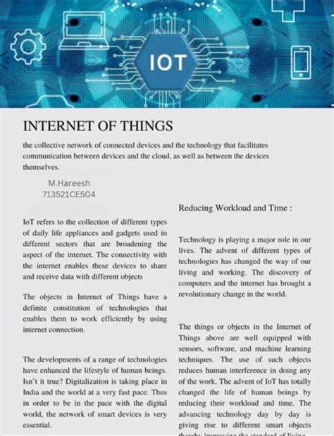 Hareesh M On Linkedin Iot Internet Of Things