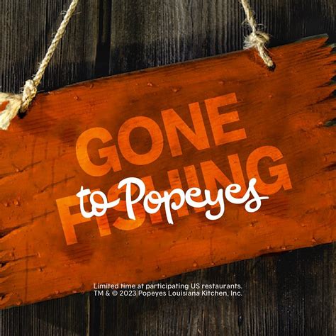 Popeyes The Flounder Fish Sandwich And Shrimp Tackle Box