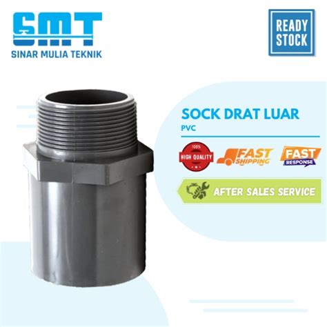 Jual 12 Inch Sdl Sok Drat Luar Rucika Pvc Shopee Indonesia