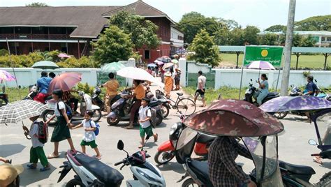 မိုးကောင်းမြို့နယ် ၂၀၂၃ ၂၀၂၄ ပညာသင်နှစ်အခြေခံပညာကျောင်းများ စတင်ဖွင့်လ