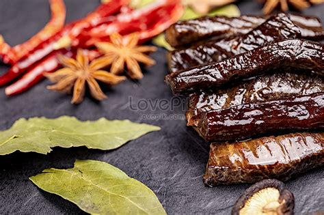 쇠고기 육포 사진 무료 다운로드 Lovepik