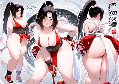 Shiranui Mai Original And 2 More Drawn By Zasshu Danbooru