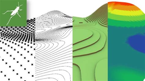 Grasshopper3D景观地形建模分析和优化中级视频教程 英语 工程文件 云创源码