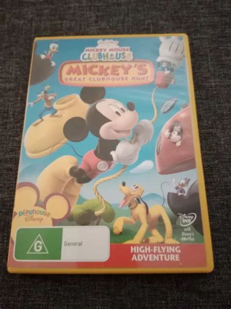 Mickey Mouse Clubhouse Mickeys Great Clubhouse Hunt Dvd 2007 Region 4 Aj 649 Picclick Au