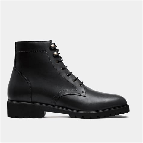 Women Boots Black Italian Calf Leather Sumissura