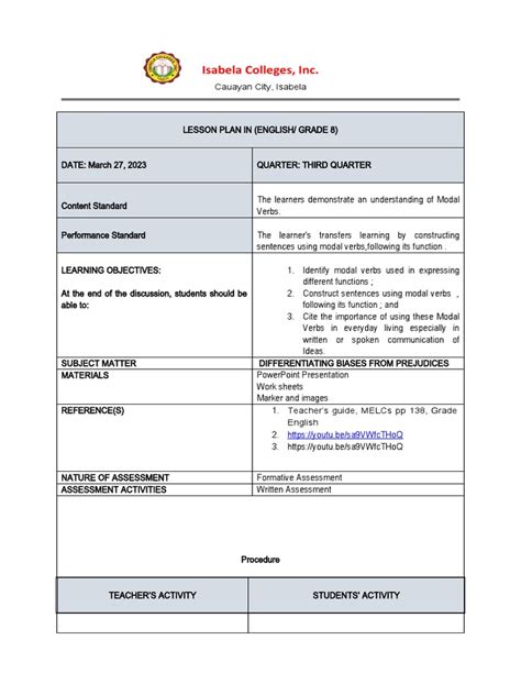 Modal Verbs Dlp Pdf Verb Linguistics