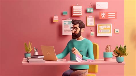 Premium Photo Modern Digital Workspace With Creative Professional