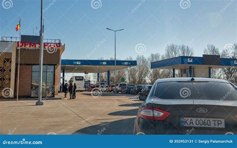 Customs Checkpoint Mongolia Russia Gate Barrier Editorial Image