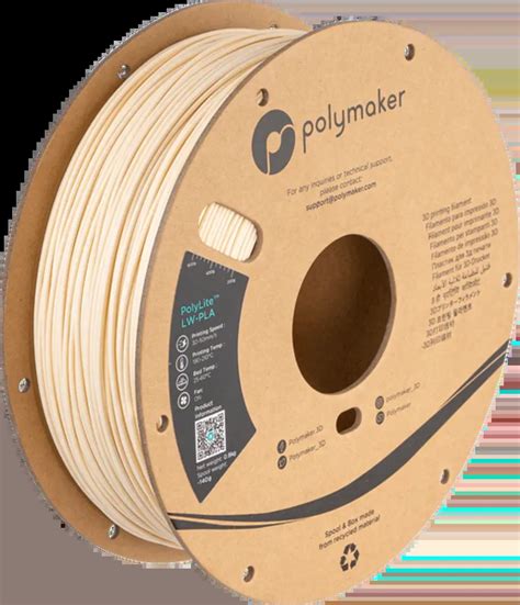 Polymaker PolyLite LW PLA White 3DJake