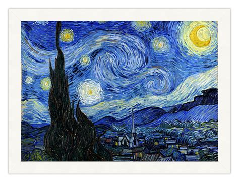 Noite Estrelada Van Gogh Para Imprimir Braincp