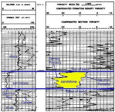 GeoLogic Neutron Log Density Log