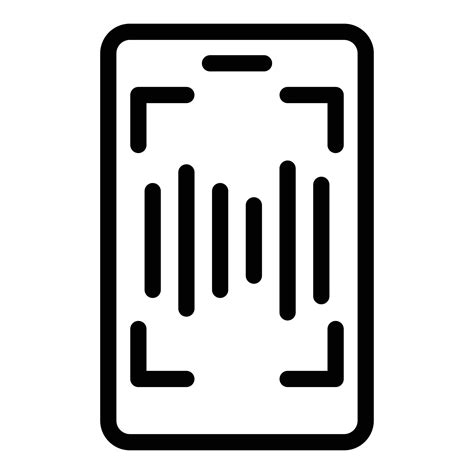 Smartphone Sound Record Icon Outline Style 15666543 Vector Art At Vecteezy