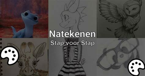 Tekening Natekenen Met Afbeeldingen En Tekeningen Tekenen Nu