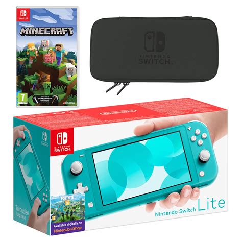 Nintendo Switch Lite Turquoise Minecraft Pack My Nintendo Store