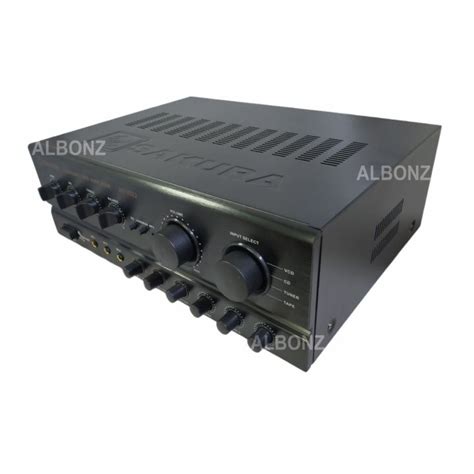 Av Watts X Original Sakura Karaoke Mp Amplifier Lazada Ph