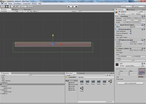 physicist3d blog unity tutorial how to make one way platform in