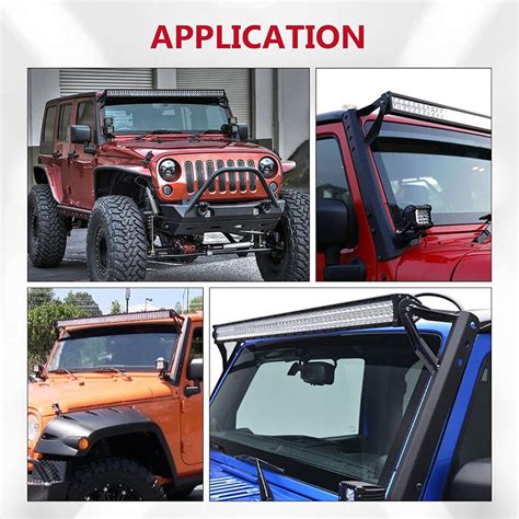 50″ Wrangler Jk Bracket With A Pillar Set Rigmore In Stock