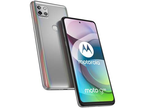Smartphone Motorola Moto G 5G 128GB Prata Prisma Octa Core 6GB RAM 6