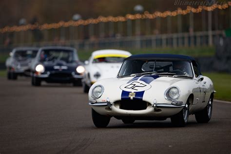 Jaguar E Type Entrant Driver Gregor Fisken 2023 Goodwood Members