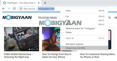 How To Always Show Full In Chrome Address Bar Guide
