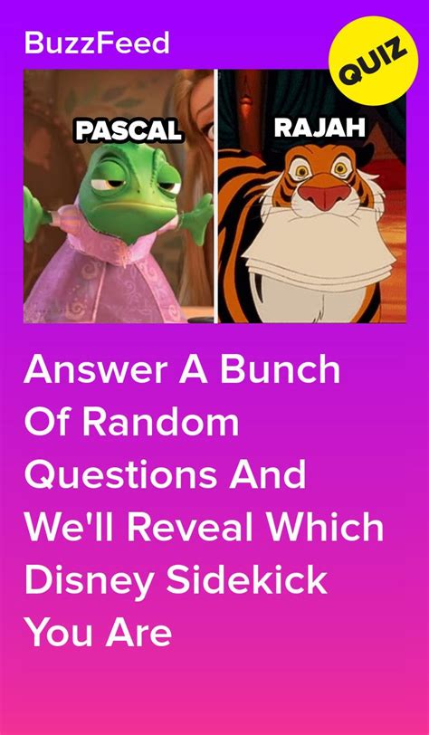 Which Disney Sidekick Are You Quiz Artofit