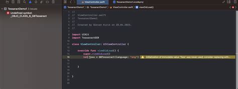 Ios Module Import Problem For Tesseractocrios Framework Stack Overflow
